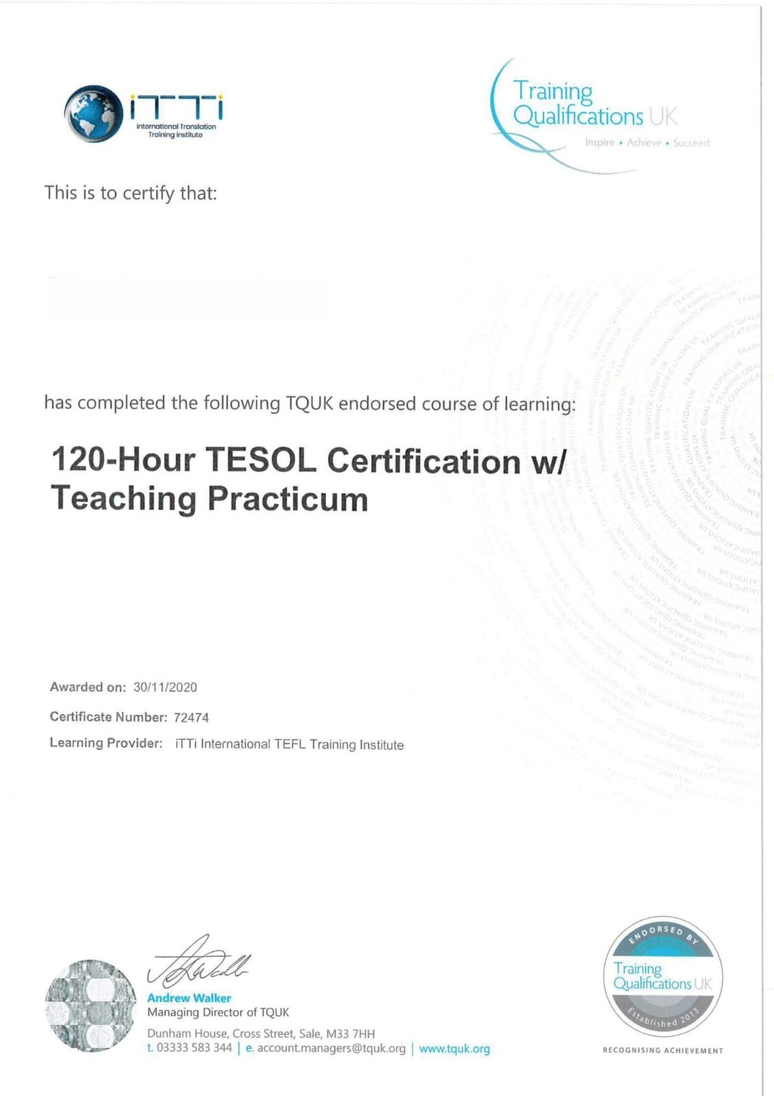 TEFL Course in Paris | TEFL TESOL Certificate | iTTi